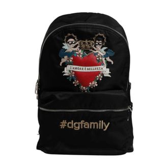 Dolce & Gabbana Vulcano Rucksack - - Bags - Herren - Schwarzk - ONE SIZE