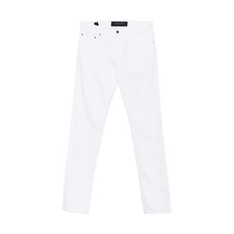 Hand Picked Homme, Jeans, Blanc, Taille: W40 Jeans slim