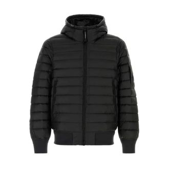 C.P. Company C.p. Company, Homme, Vestes, Noir, Taille: XL D.d. Shell Down Hooded Lens Jacket