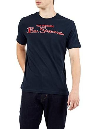 Ben Sherman Signature 0065092 T-shirt &agrave; manches courtes Bleu marine fonc&eacute; - Bleu - M