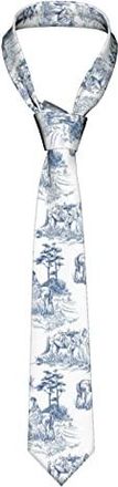 Generic Cravate Jumusi Motif Toile Unique Bleu Classique Cravates &Eacute;l&eacute;gant Cravate DAffaires Pour Mariage L&Eacute;cole &Eacute;v&eacute;nements