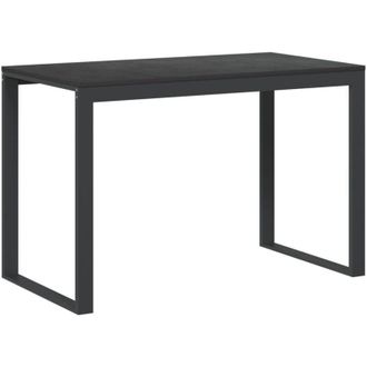 vidaXL Computertisch Schwarz 110x60x73 cm Holzwerkstoff - Vidaxl