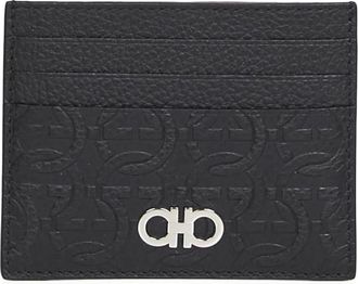 Ferragamo Homme, Accessoires, Noir, Taille: ONE Size Porte-cartes