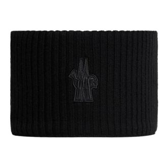 Moncler Rippstrick-Stirnband - - Accessories - Damen - Schwarzk - ONE SIZE