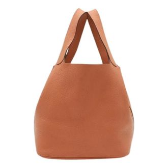 Herm&egrave;s Pre-owned Cuir sacs-main - Femme - Pre-owned - Brun - Taille: ONE Size