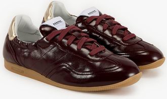 RUN OF Baskets en cuir m&eacute;lang&eacute;