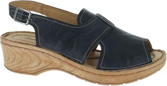 Andrea Conti Damen Sandalette Sandale, d.blau, 37 EU