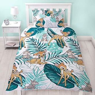 Disney Bambi Feuille de Palmier Housse de Couette Simple