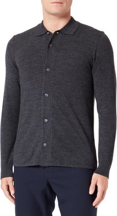 Seidensticker Herren Strickjacke mit Knopfleiste - Strickjacke mit geradem Schnitt - Bügelleicht - Kent-Kragen- Langarm - 100% Wolle