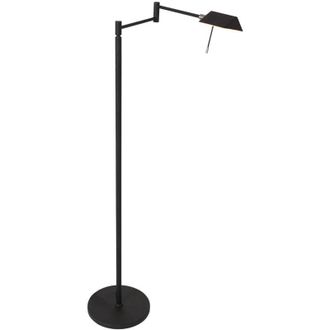 Steinhauer Stehlampe - Retina - schwarz - glas metall - - Steinhauer