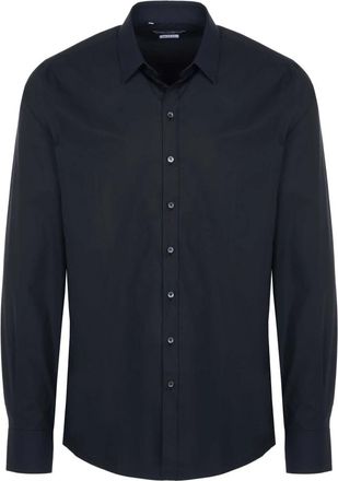 Dolce & Gabbana Klassisches Langarmhemd - - Shirts - Herren - Schwarzk - 4XL