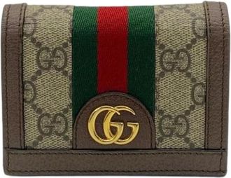 Gucci Portefeuille Ophidia Pre-owned (bi-pli) - Femme - Pre-owned - Brun - Taille: ONE Size