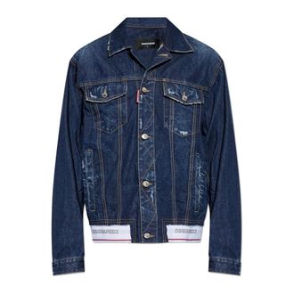 Dsquared2 Vintage-Effekt Denimjacke - - Jackets - Herren - Blau - L
