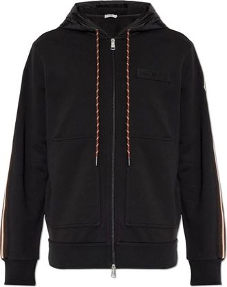 Moncler Homme, Sweatshirts et sweats &agrave; capuche, Noir, Taille: XL SweaT-shirt avec &eacute;cusson logo