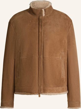 Windsor Windsor. Lederjacke braun