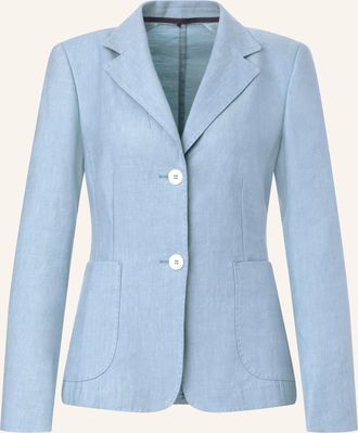 Windsor Windsor. Blazer Mit Leinen blau