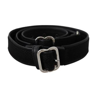 Gianfranco Ferre Ceinture en cuir - Femme - Accessoires - Noir - Taille: 80 CM