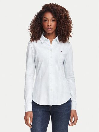 Tommy Hilfiger Hemd 1985 WW0WW43528 Hellblau Slim Fit