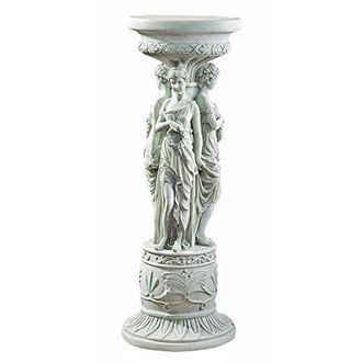 Design Toscano Chatsworth Manor, Neoklassischer Skulpturaler Sockel, 25,5 x 25,5 x 71 cm