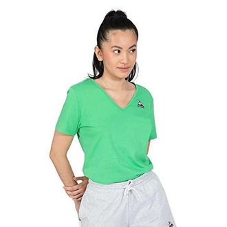 Le Coq Sportif Femme Ess Tee Col V N°2 W T shirt, Vert, M EU