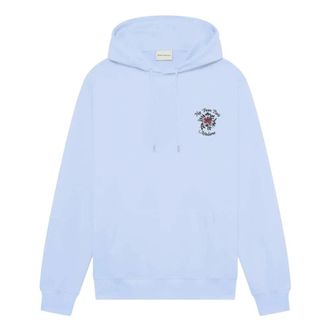 Dr&ocirc;le de Monsieur Bestickter Kapuzenpullover - - Sweatshirts & Hoodies - Herren - Blau - S