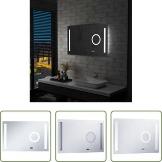 vidaXL vidaXL Badspiegel - LED-Badspiegel mit Ber&uuml;hrungssensor 100x60 cm