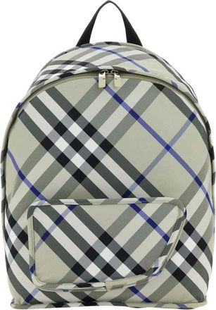 Burberry Homme, Sacs, Multicolore, Taille: ONE Size Printed Nylon Shield Backpack
