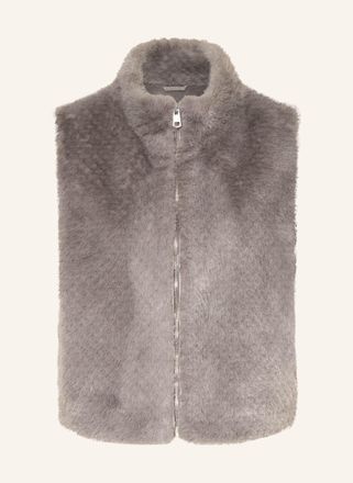 Cinque Cinque Kunstpelz-Weste Ciwarmy grau