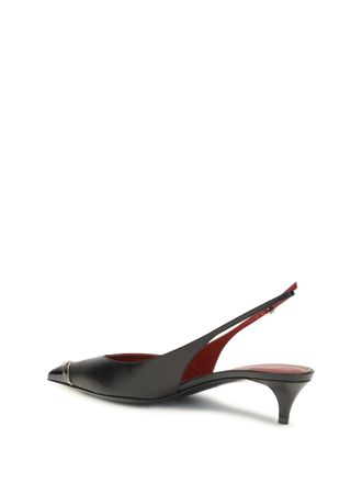 Valentino Garavani Womens Pumps Vlogo Signature Black Calf Leather Upper Upper: High Heel Shoes