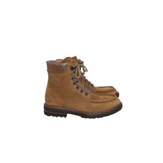 Brunello Cucinelli Kamelstiefel - - Shoes - Herren - Braun - 43 EU