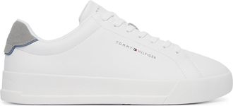 Tommy Hilfiger Sneakers Tommy Hilfiger Th Court Core Ess Leather FM0FM05367 Wei&szlig;