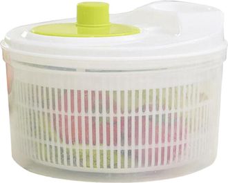 Happyyami LAPYAPPE Abtropfkorb f&uuml;r Obst und Gem&uuml;se aus Kunststoff Kompakter Mehrzweck W&auml;schekorb f&uuml;r K&uuml;che Schnelles Abtropfen und Aufbewahrung