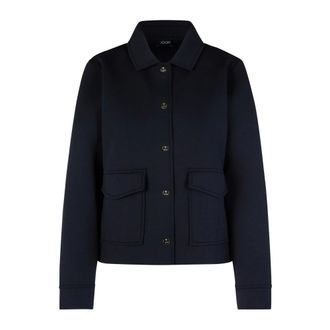 Joop Femme, Vestes, Bleu, Taille: 42 FR Veste bleue pour femme avec col chemise