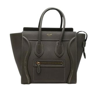 Celine Pre-owned Micro Luggage Tote - Femme - Pre-owned - Gris - Taille: ONE Size