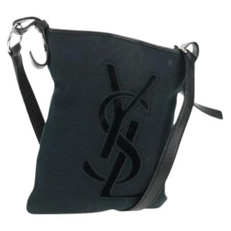 Saint Laurent Pre-owned Canvas Schultertasche - - Pre-owned - Damen - Schwarzk - ONE SIZE
