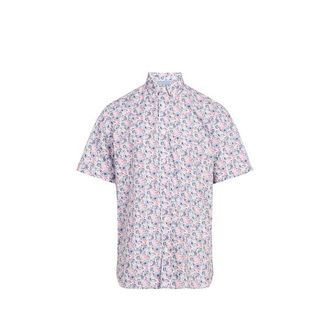 Eden Park Chemise manches courtes &agrave; fleurs en coton