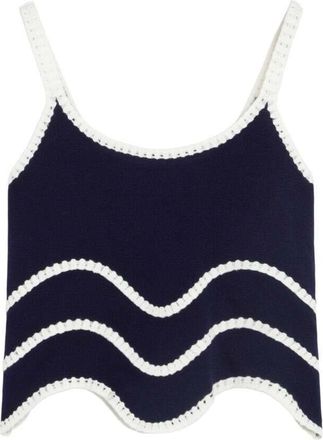 Scalpers Wavy Tape Top
