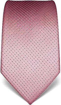Vincenzo Boretti Cravate homme, pure soie, haute densité de tissage, anti-tâches, anti-salissures, hydrofuge, longue, accessoire pour la chemise et costume - motif à p