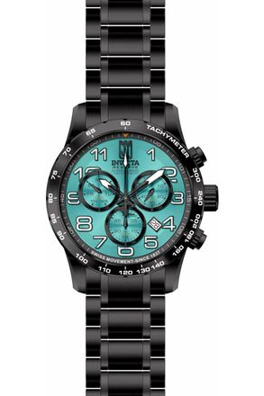 Invicta Jason Taylor 51265 Herrenuhr - Quarzwerk - Edelstahl mit blauem Zifferblatt - 48 mm