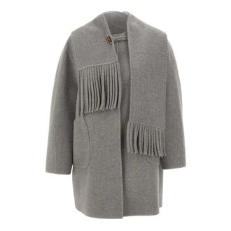 Elena Miro Femme, Vestes, Gris, Taille: 38 FR Elena Mir&ograve; Vestes Gris