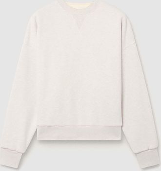 Golden Goose Sweatshirt Star Oversize Vintage Gray Melange