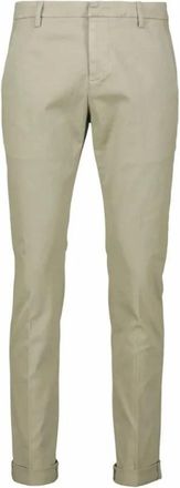 Dondup Homme, Pantalons, Vert, Taille: W36 Pantalon Vert Fermeture à Bouton-pression Coupe Slim