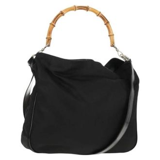 Gucci Pre-owned Nylon Schultertasche - - Pre-owned - Damen - Schwarzk - ONE SIZE