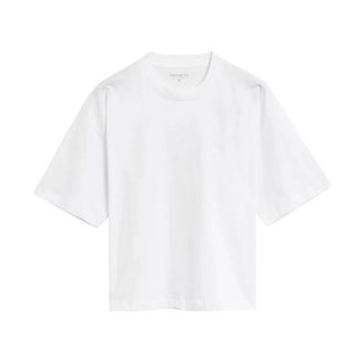 Carhartt Work in Progress T-shirt Jersey &agrave; Manches Courtes - Femme - Tops - Blanc - Taille: 36 FR