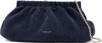 DeMellier Miami suede clutch bag - Blau