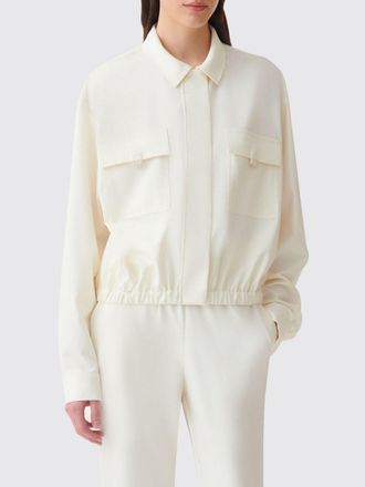 Fabiana Filippi Blouson bomber en m&eacute;lange de viscose avec poches plaqu&eacute;es