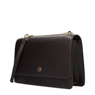 Tory Burch Leather Crossbody Bag - Black