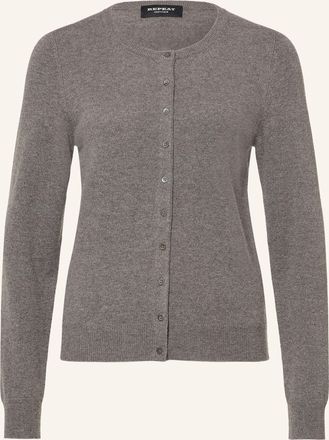 Repeat Repeat Strickjacke Aus Cashmere beige