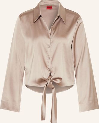 HUGO BOSS Hugo Satinbluse Errika beige