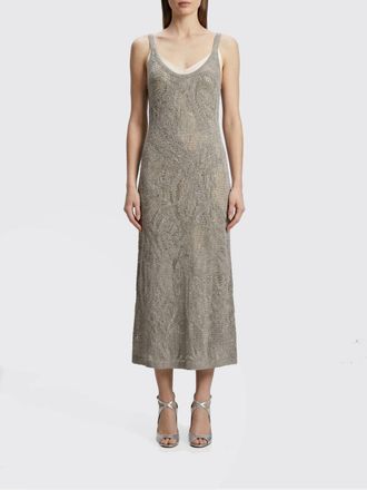 Brunello Cucinelli Robe Femme couleur Boue